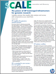 The Power Of HP Converged Infrastructure For Genomic Research ...